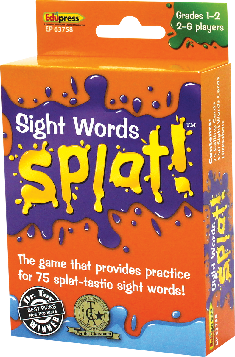 Splat™ Game: Sight Words (Gr. 1–2) – Speckled Frog Toys & Books